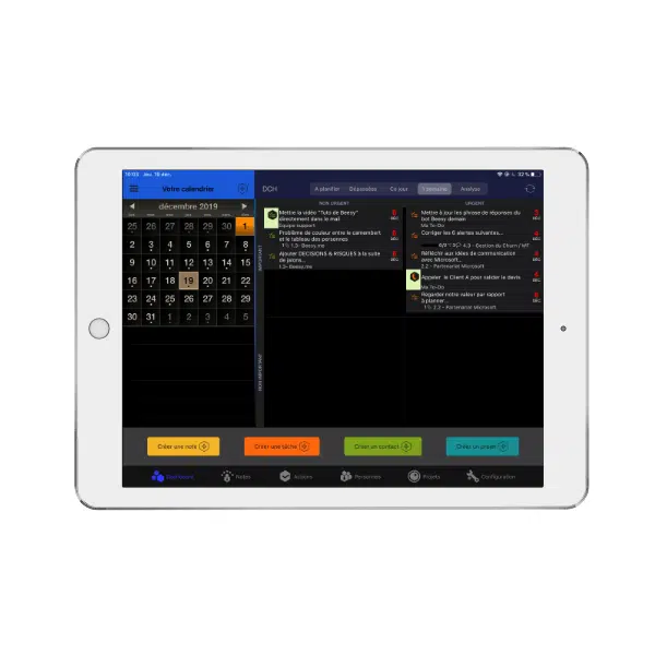 Use your iPad calendar app for note taking