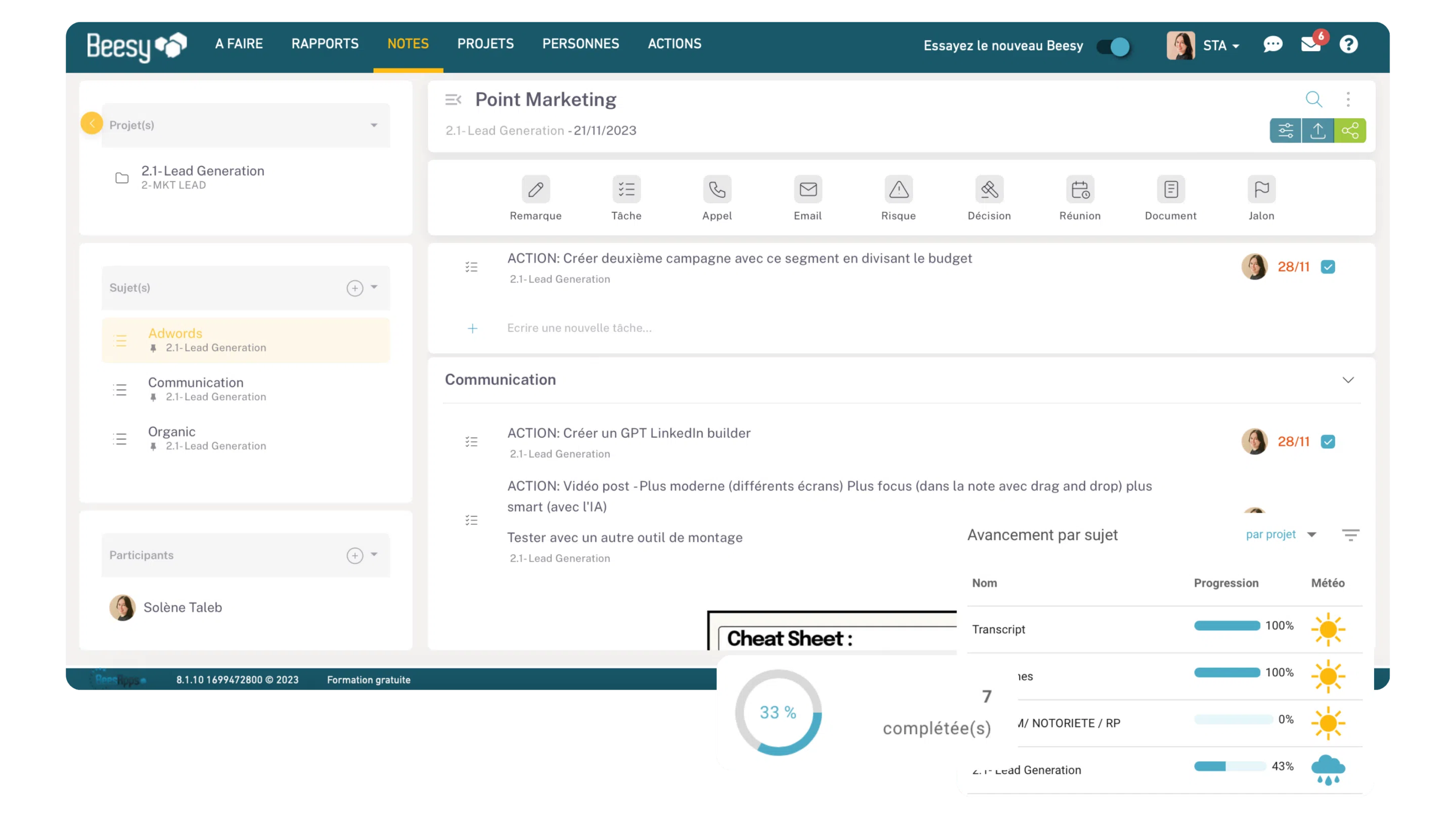 Logiciel de prise de note pour des réunion 100% efficaces